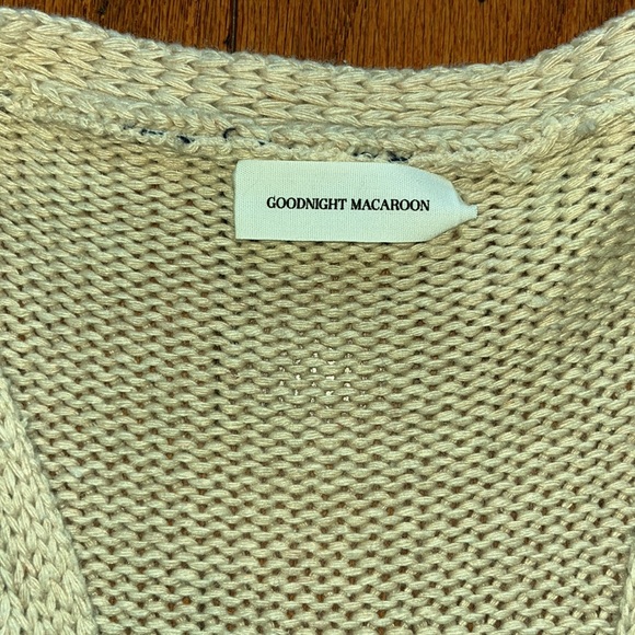 Goodnight Macaroon | Sweaters | Goodnight Macaroon Size S Cardigan ...